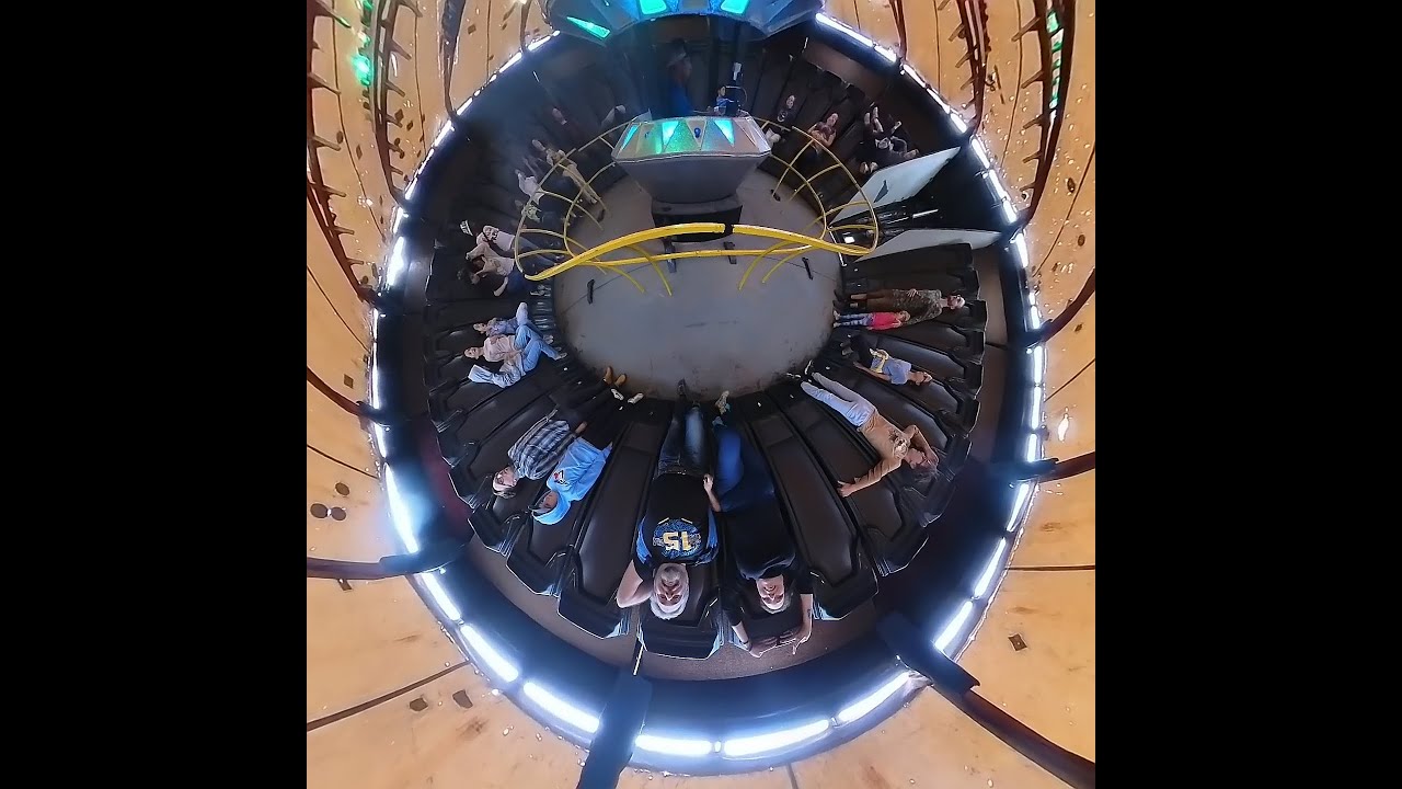 360 video inside a spinny ride - YouTube
