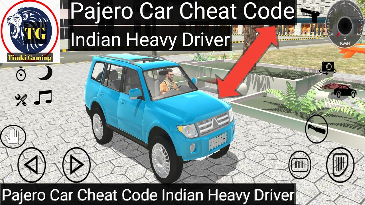 Indian Heavy Driver | Cheat Code Of Pajero Car Cheat Code | Car Driving ...