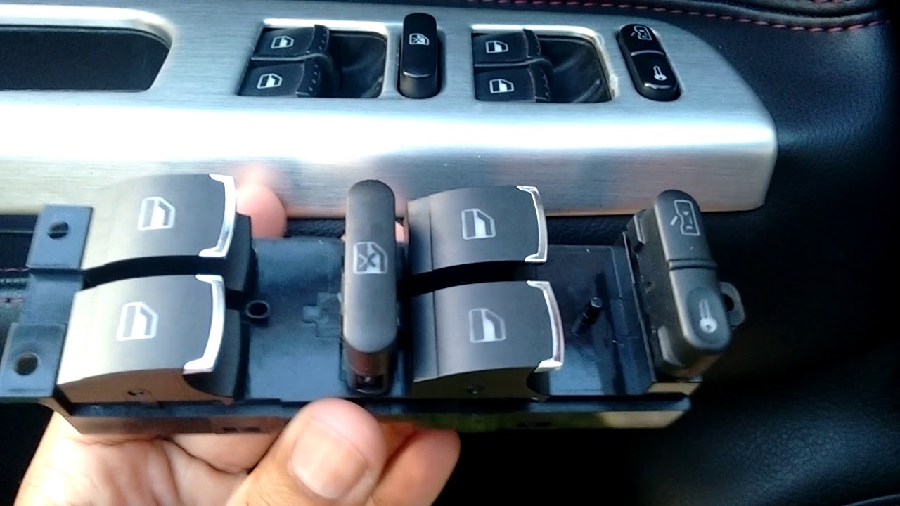 Comando de vidro elétrico Golf bora com detalhes cromados da CR Auto ...