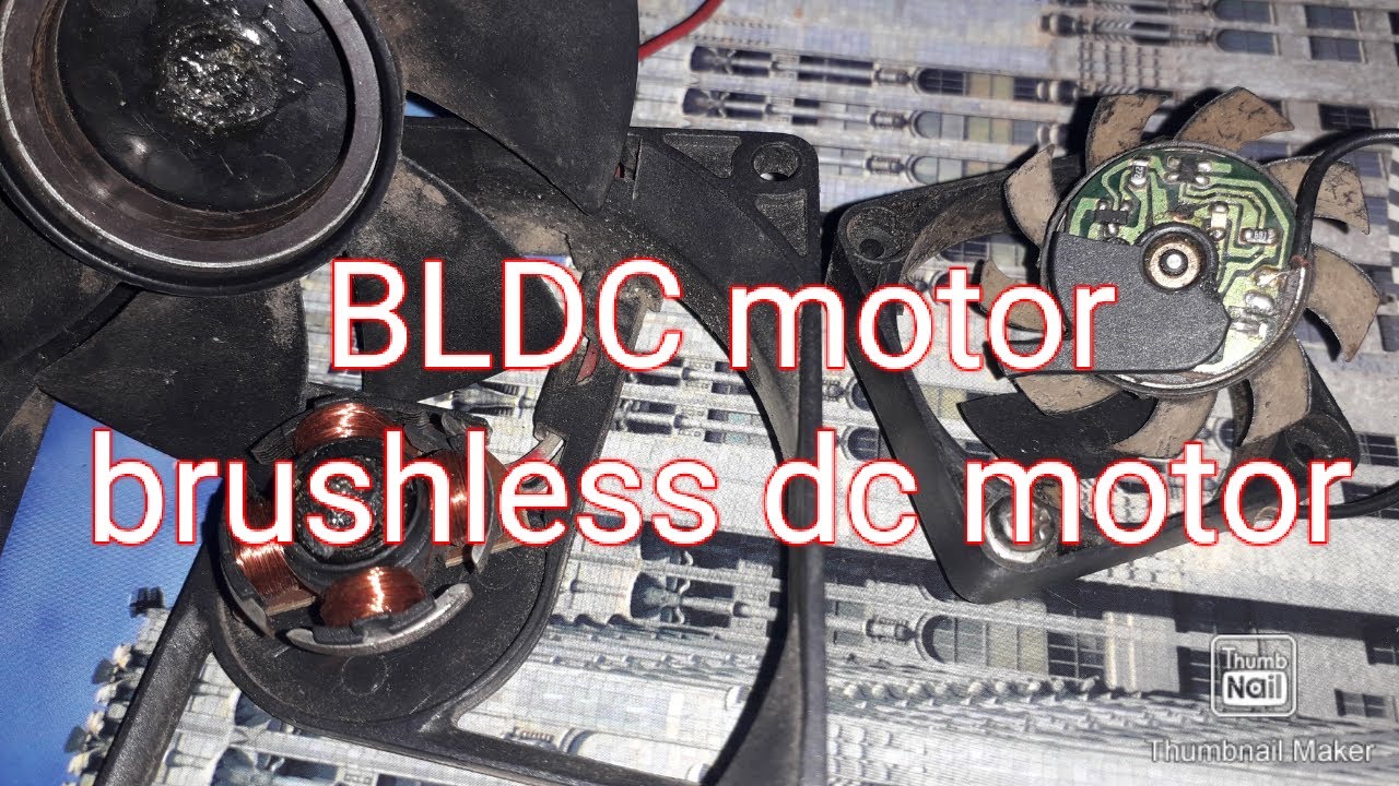 Brush less dc motor/ bldc motor/cpu fan inside view , construction and ...