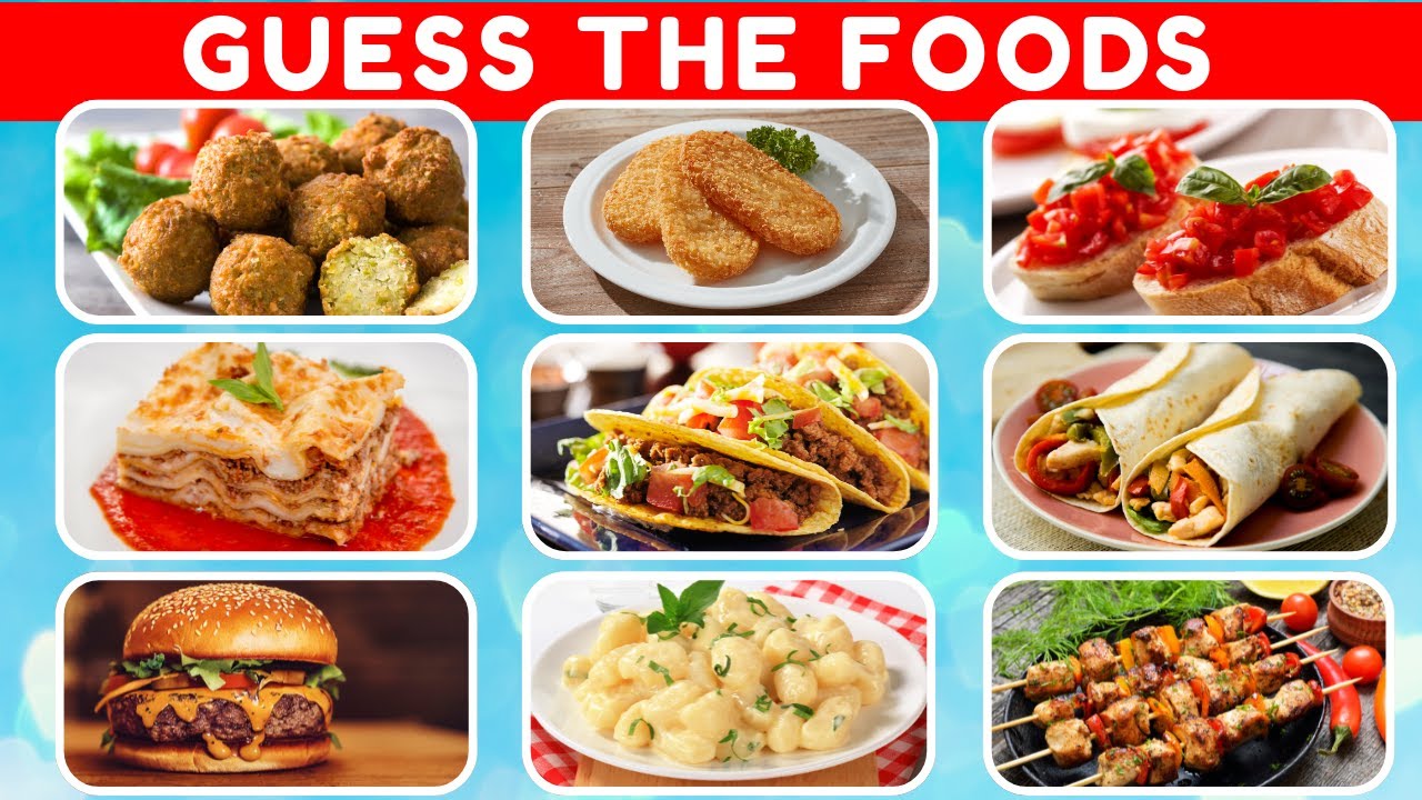 Guess The 50 Foods in 03 Seconds | Food Quiz | Kitty Quiz Corner - YouTube