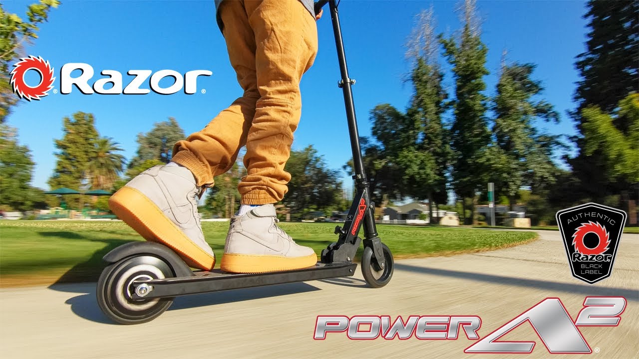 Razor Power A2 Black Label Electric Scooter; Escúter Eléctrico, 8 ...