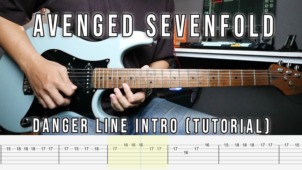TUTORIAL Avenged Sevenfold - Danger Line Guitar Intro + TAB - YouTube