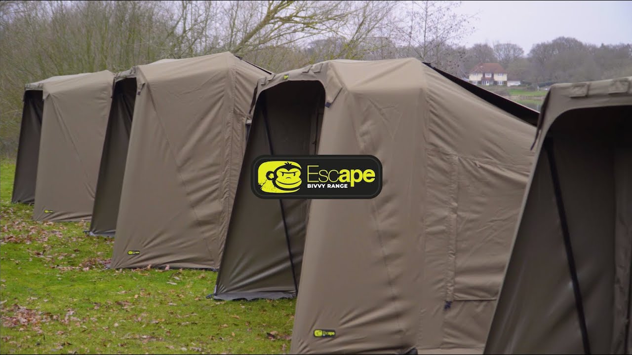 RidgeMonkey EscAPE Bivvy Range & Accessories - YouTube