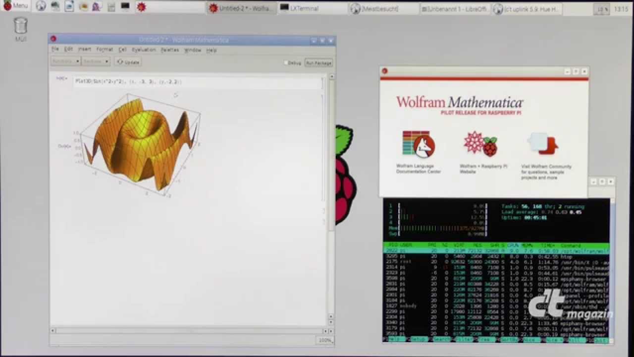 Raspberry Pi 2 als Office-PC - YouTube