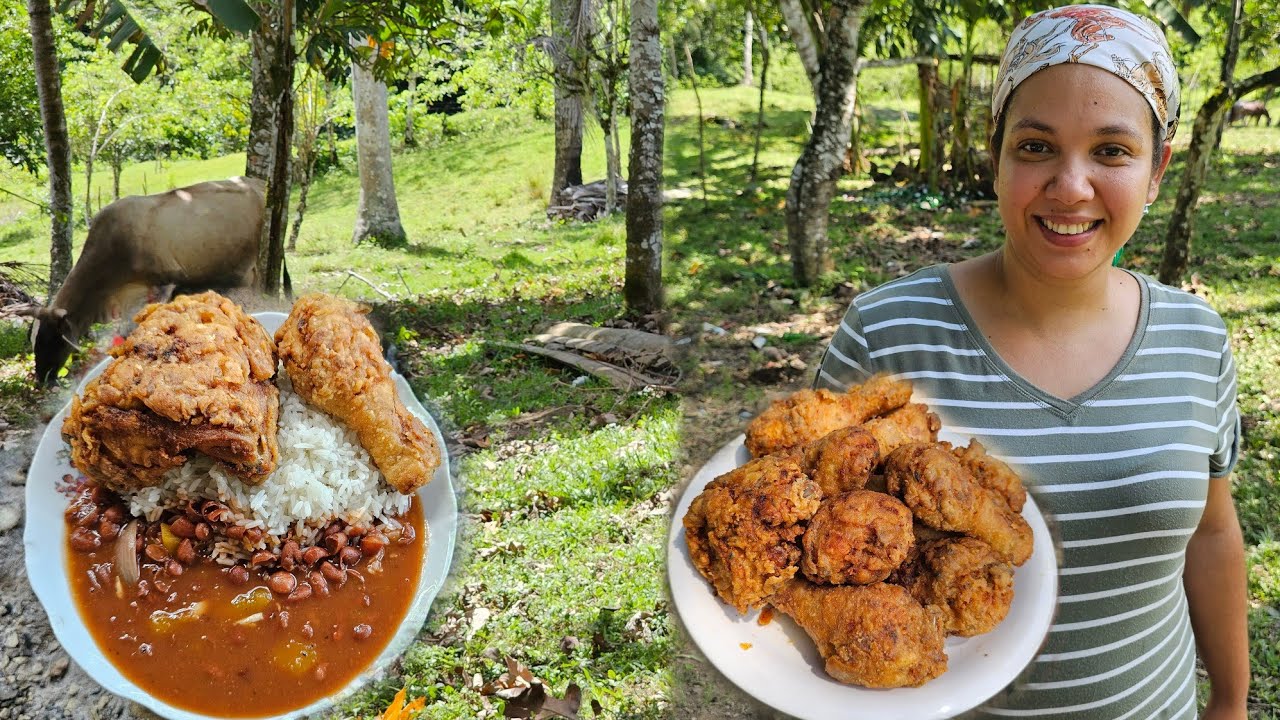 Puso El Pollo En Agua Para Ponerlo Crujiente I Pollo Frito A La Leña I ...