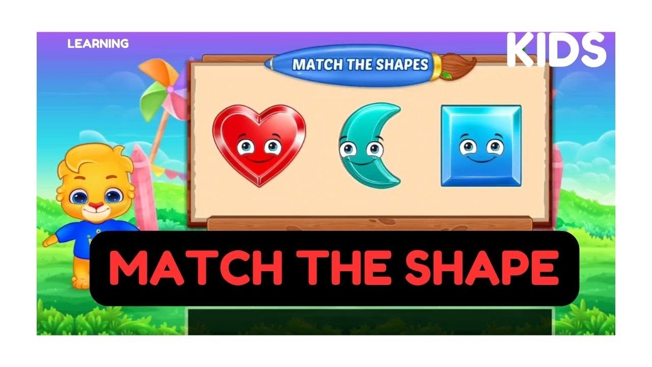 Kids learning Match the shape - YouTube