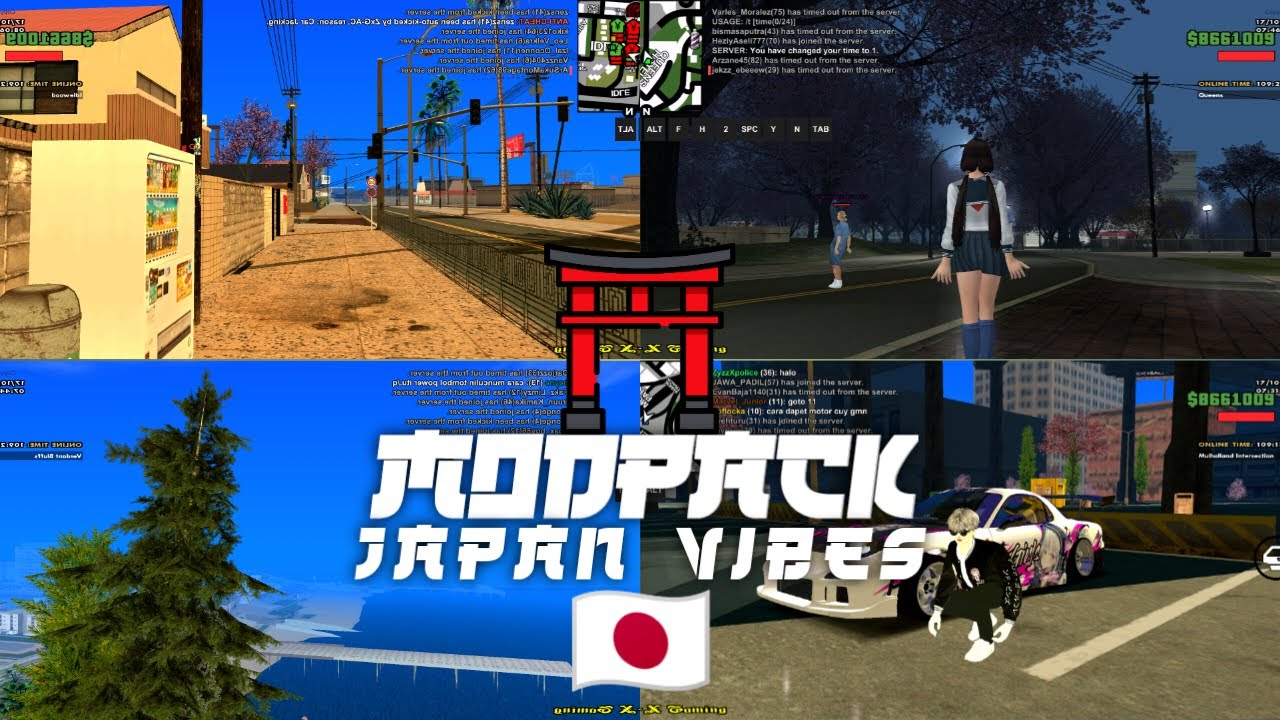 MODPACK VIBES JAPAN GTA SAMP SIZE 200MB RINGAN SUPPORT ANDROID 14 TERBARU!!! - YouTube