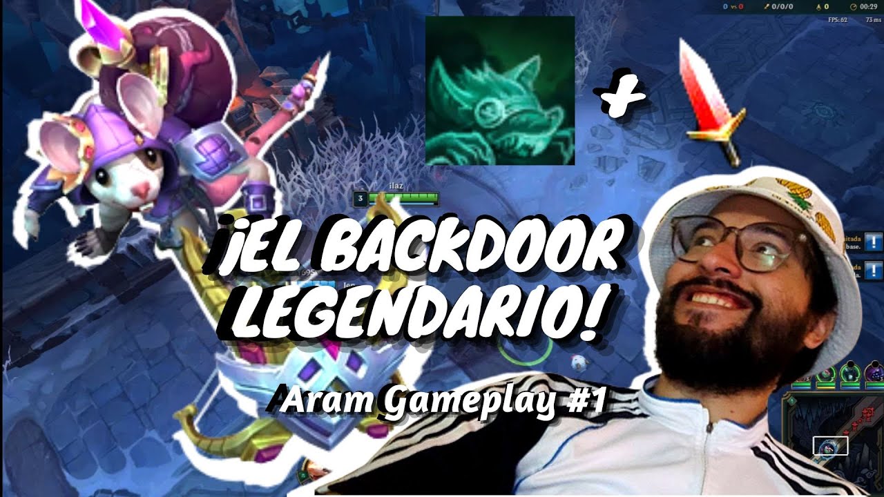 ¡EL BACKDOOR EXTREMO de LA RATA! | ARAM GAMEPLAY #1 - YouTube