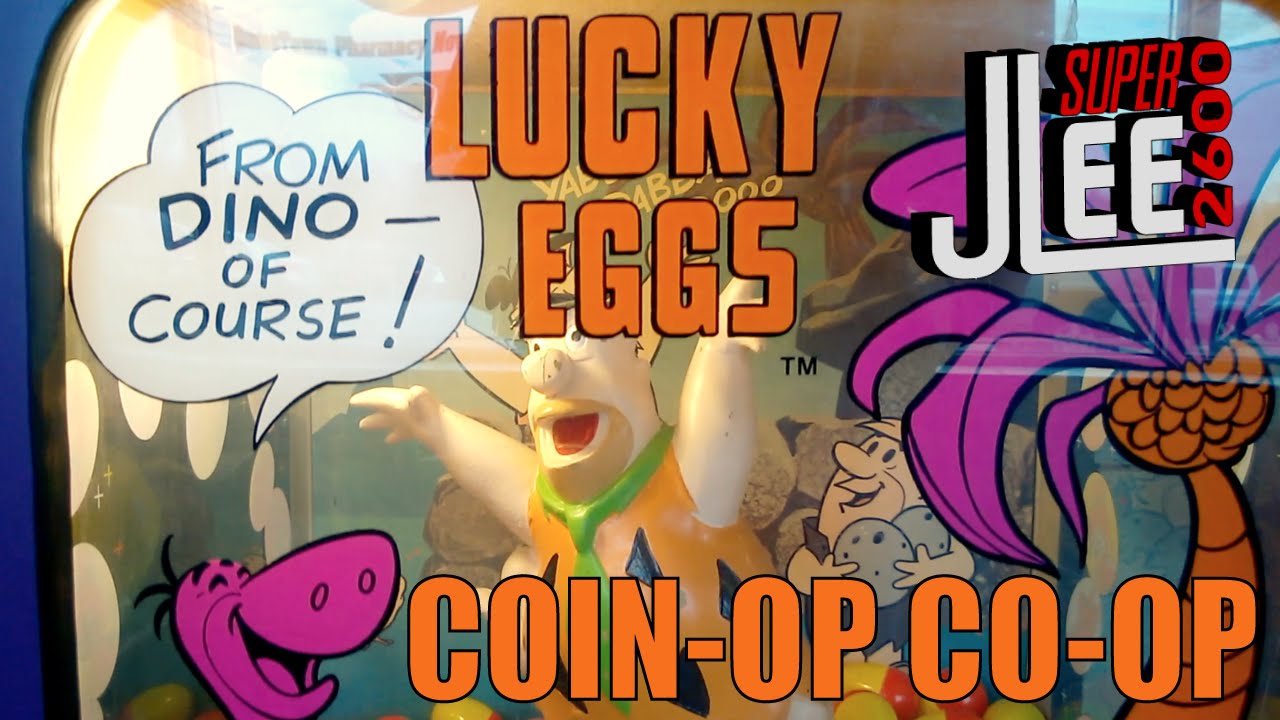 Flintstones Dino's Lucky Eggs Redemption Machine - COIN-OP CO-OP - YouTube