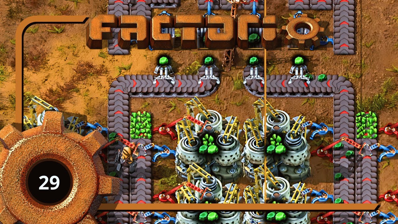 el TREN de suministros y el CENTRIFUGADO NUCLEAR en Factorio (29) - YouTube
