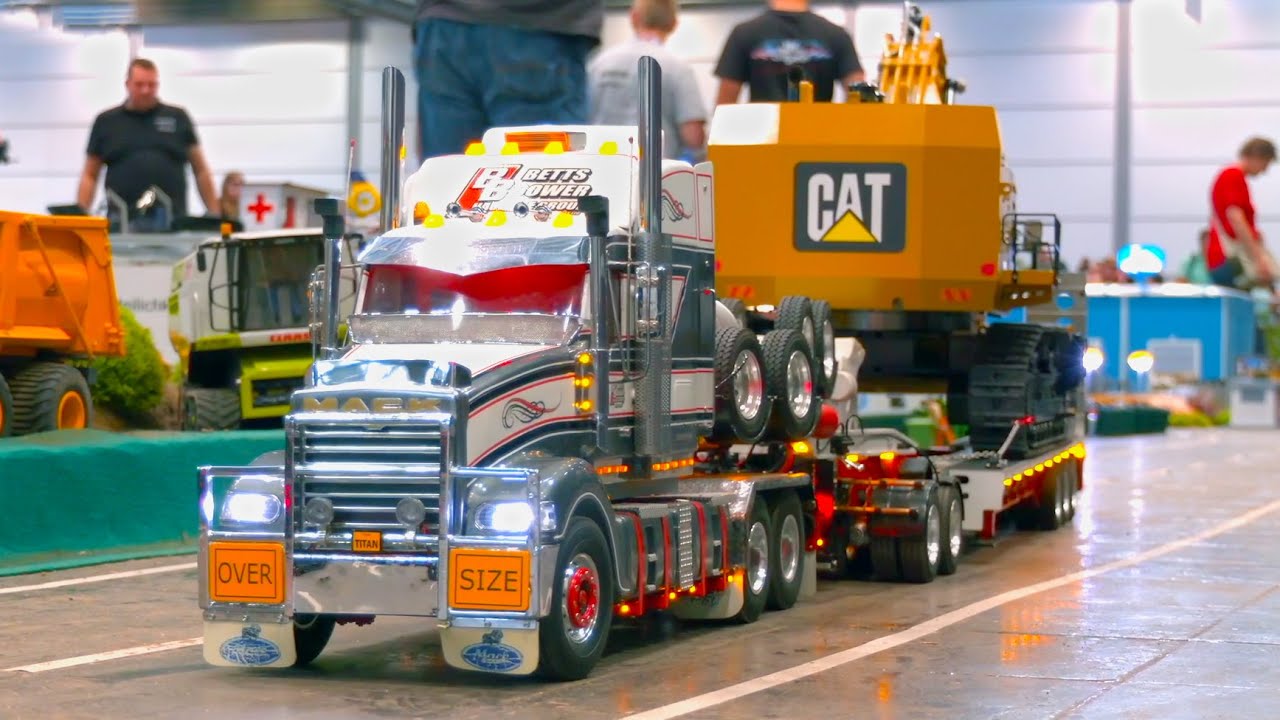 MEGA RX TRUCKS HEAVY HAULAGE // UNIQUE RC EXCAVATOR // HUINA, SCALEART ...