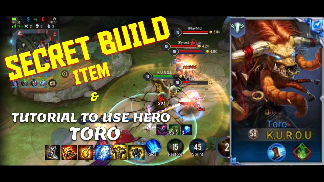 Toro Gameplay - Best Build and Combo Guide | Arena of valor | AoV | RoV ...