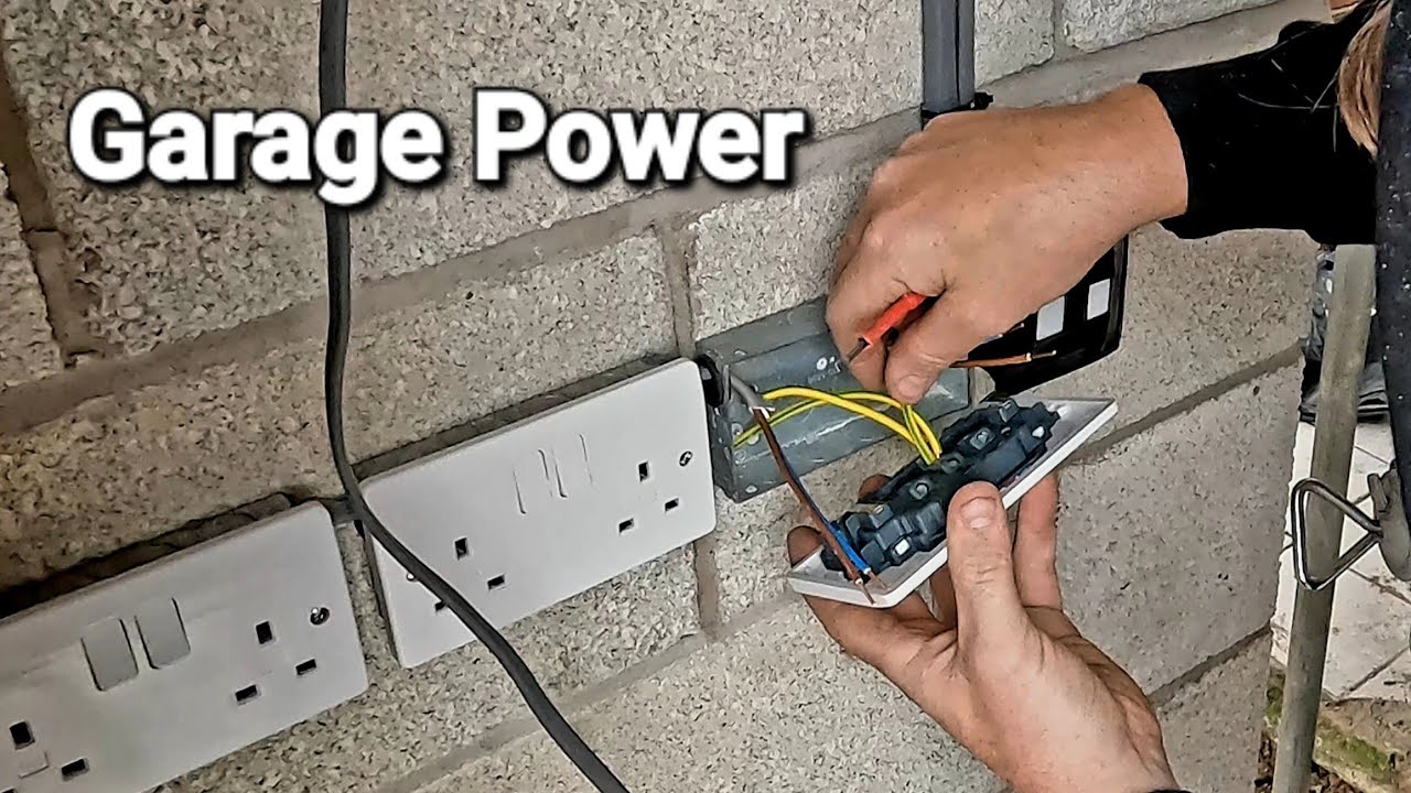 Fitting Electrics (Garage Build) - YouTube