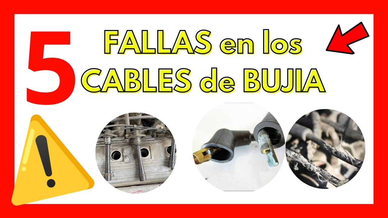 🚀 5 SINTOMAS de CABLES de BUJIAS DAÑADOS - Conoce Aquí sus FALLAS - YouTube