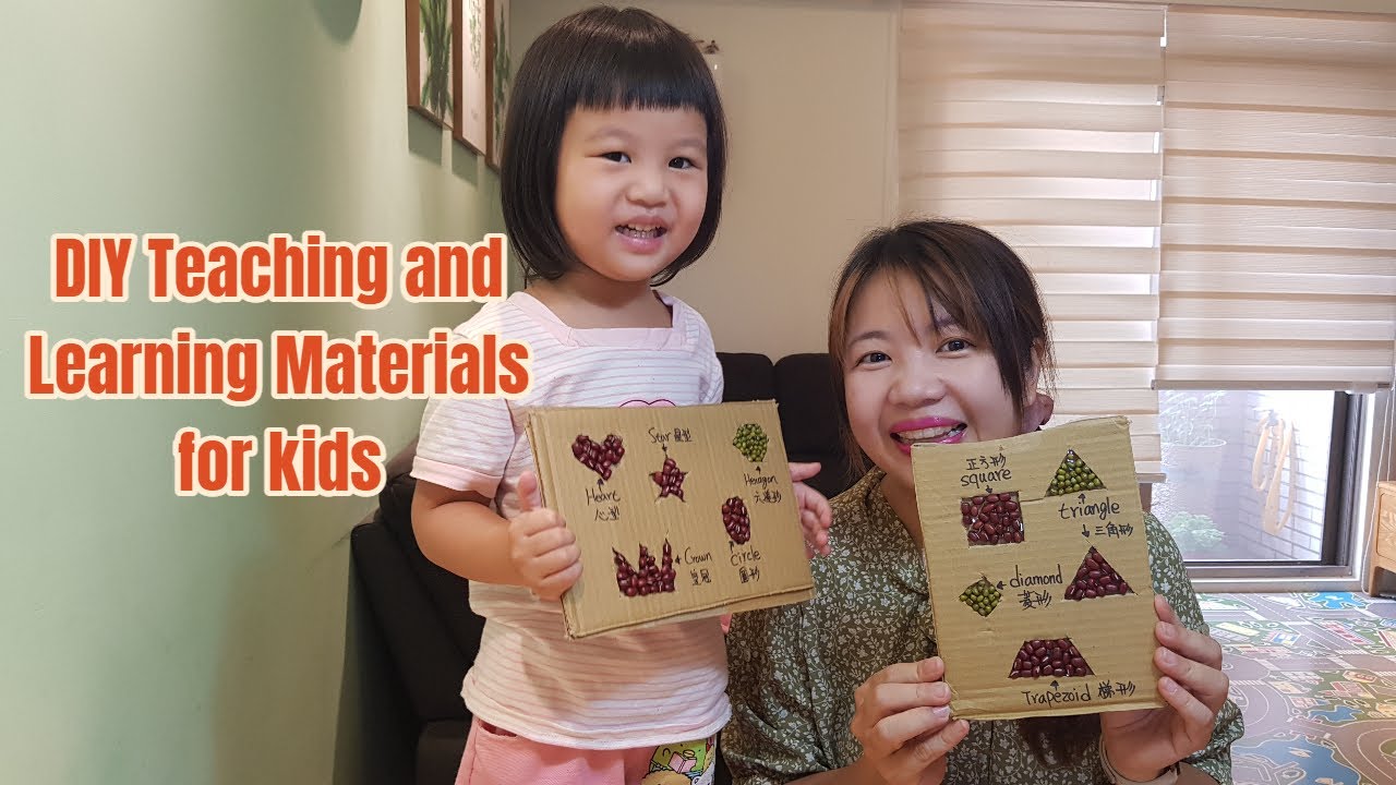 在家學習好簡單 動手做兒童教材 DIY Teaching and Learning Materials for kids - YouTube