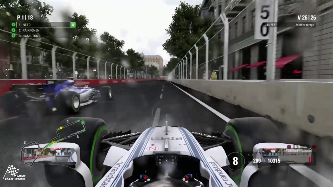 F1™ 2017-WILLIAMS RACING/AZERBAIJAN GP/LOGITECH G29 GAMEPLAY ON PS4 ...