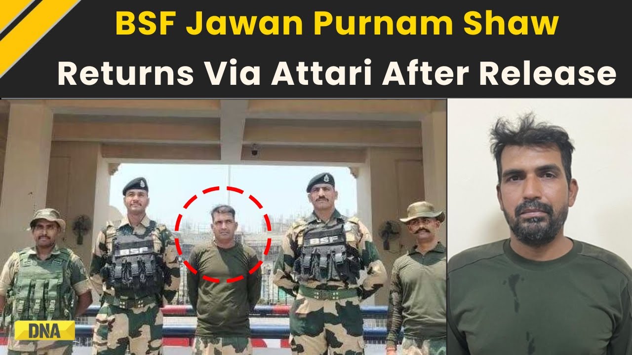 India Pakistan News: Detained BSF Jawan Purnam Kumar Shaw Released By ...