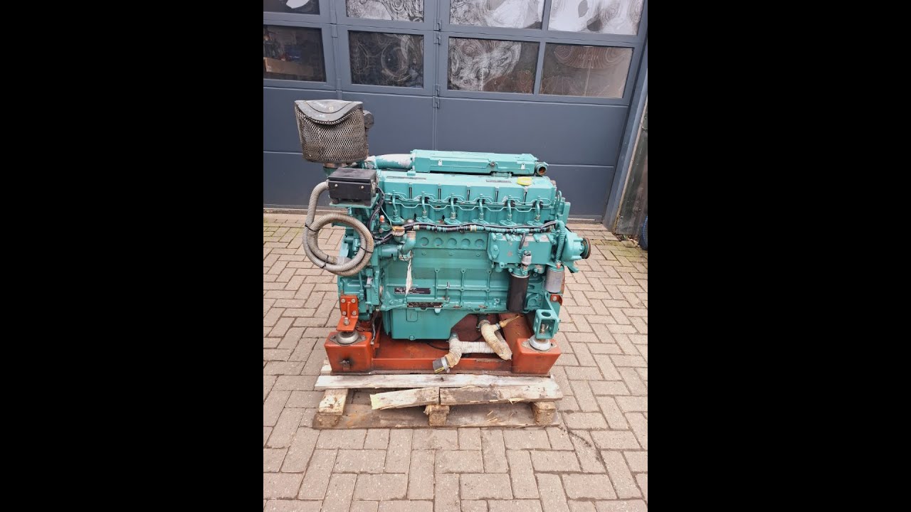 Volvo Penta D7C-A TA 195Pk 2300rpm Heavy duty - YouTube