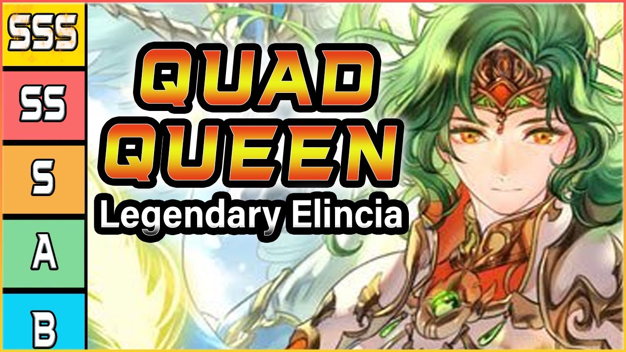QUAD QUEEN + GUIDANCE 5?! Legendary Elincia analysis + Should you pull ...