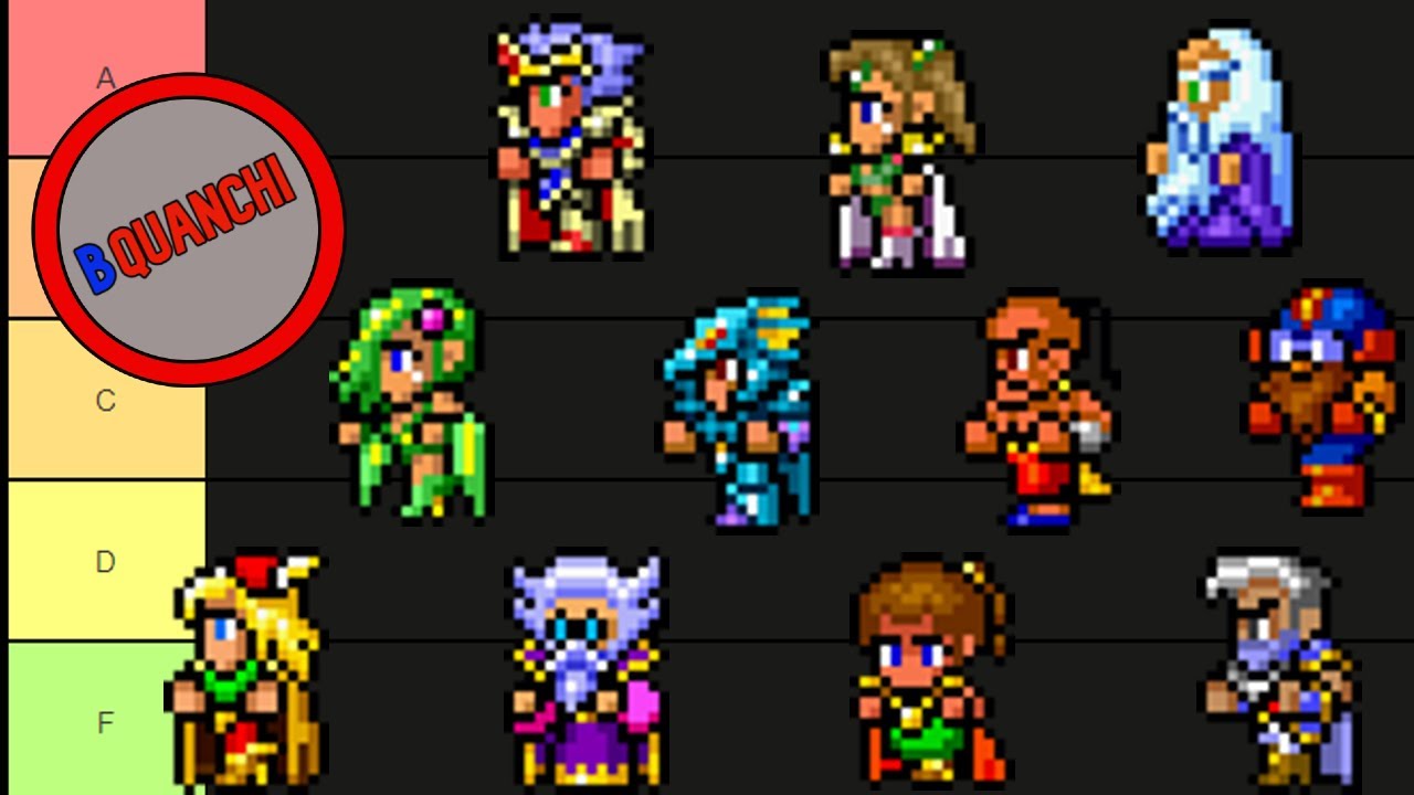 Final Fantasy IV Party Characters Tier List [BQuanchi] - YouTube