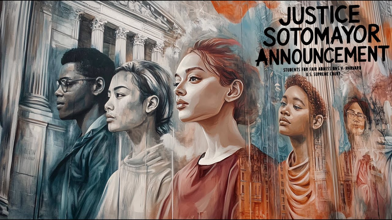 #SCOTUS Justice Sotomayor dissent announcement on Students for Fair ...