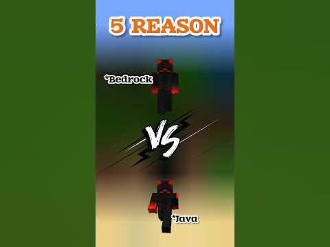 5 reason why bedrock is better than Java #minecraft - YouTube