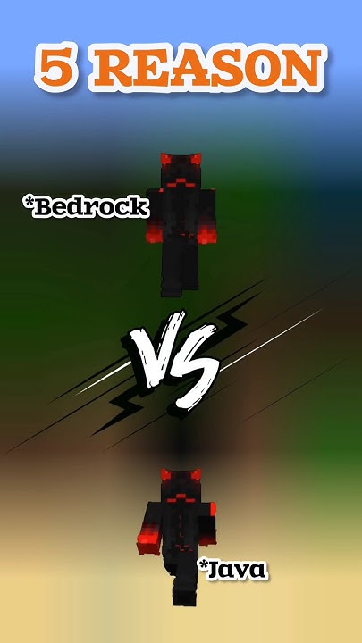 5 reason why bedrock is better than Java #minecraft - YouTube