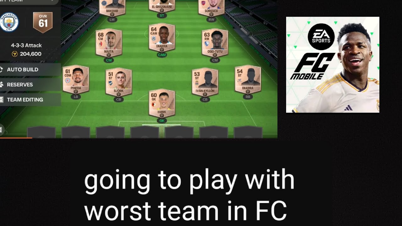 playing with worst team in FIFA - YouTube