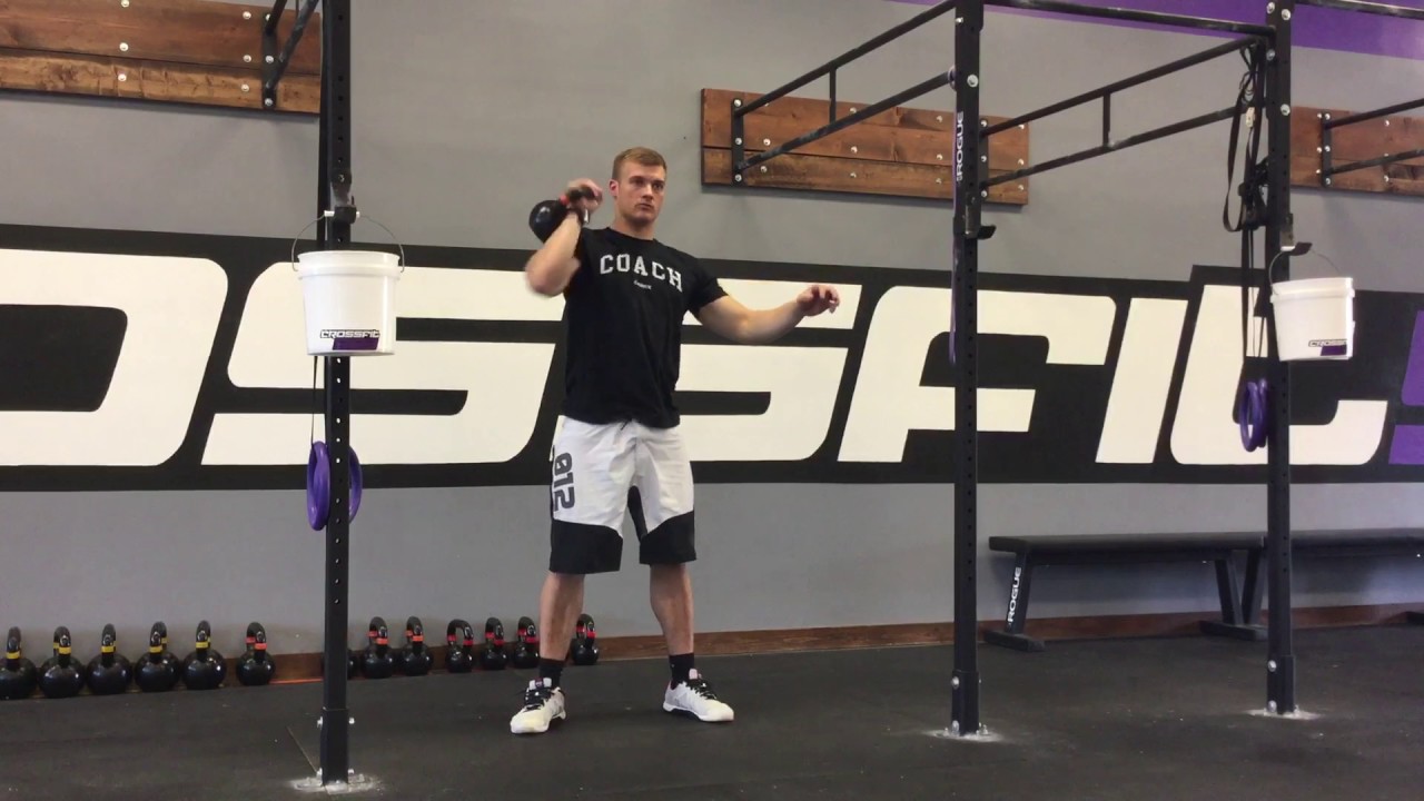 Single Arm Kettlebell Cluster - YouTube
