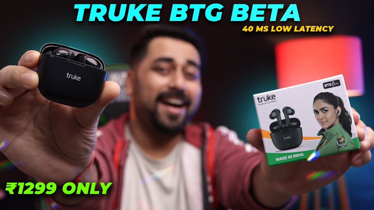 Truke BTG Beta Review and Unboxing 🔥 Best TWS with Gaming Mode ⚡Best ...