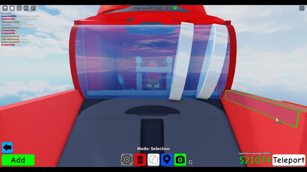 Demonstrating my build of tords giant robot from eddsworld on roblox ...