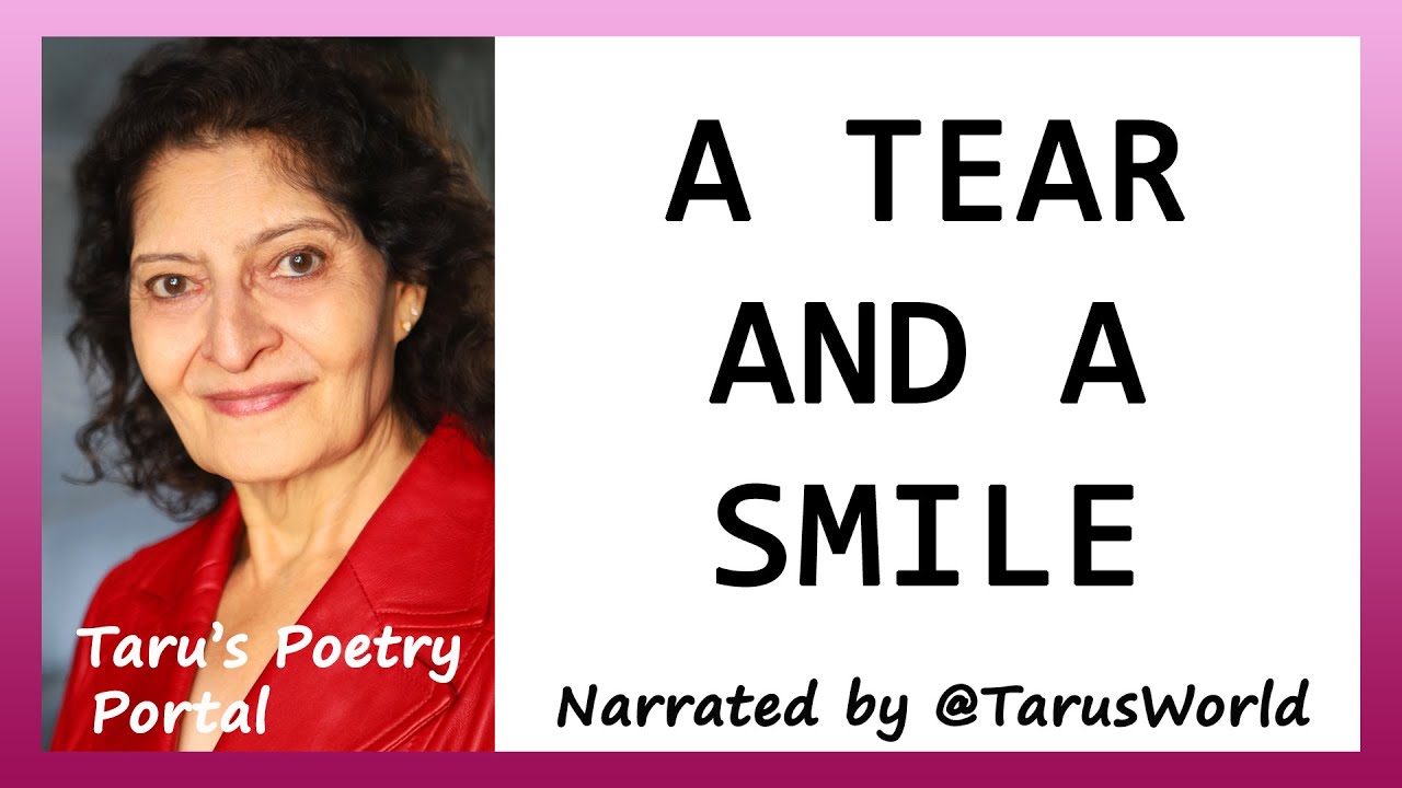 A Tear And A Smile | Kahlil Gibran | Visual Short Poem with Text ...