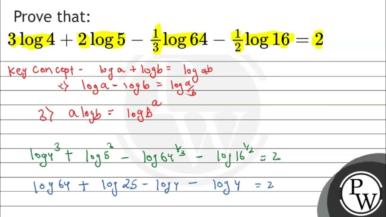 prove-that-3-log-4-2-log-5-frac-1-3-log-64-frac-1-2-log
