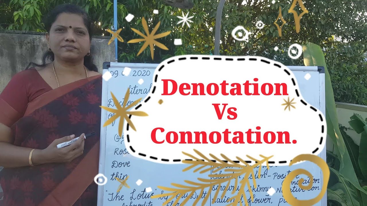 Denotation Vs Connotation. - YouTube