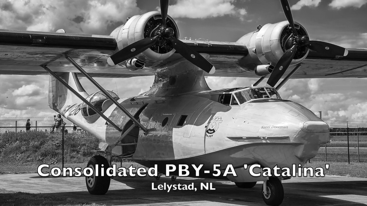 Consolidated PBY Catalina - Engine Start and Take Off - YouTube