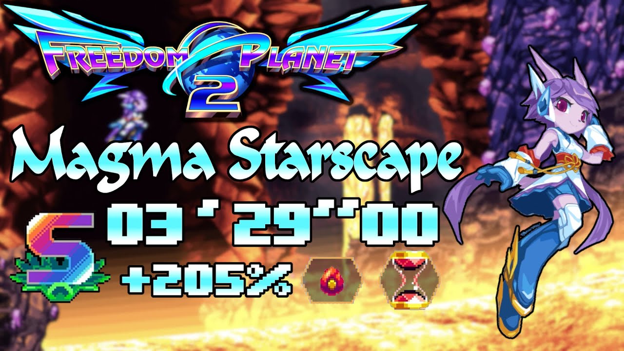 Freedom Planet 2 - Magma Starscape Rainbow S-Rank, Lilac [03′29″00] (no ...