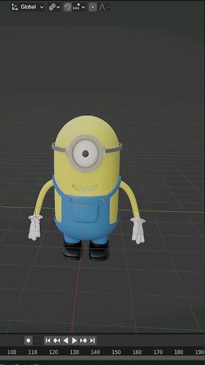 making minion in blender #blender #tutorial #3dmodeling - YouTube