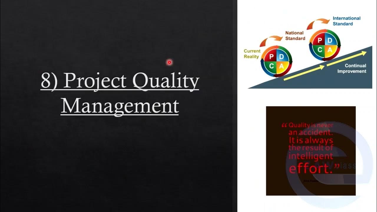 PM Chapter 8 Project Quality Management - YouTube