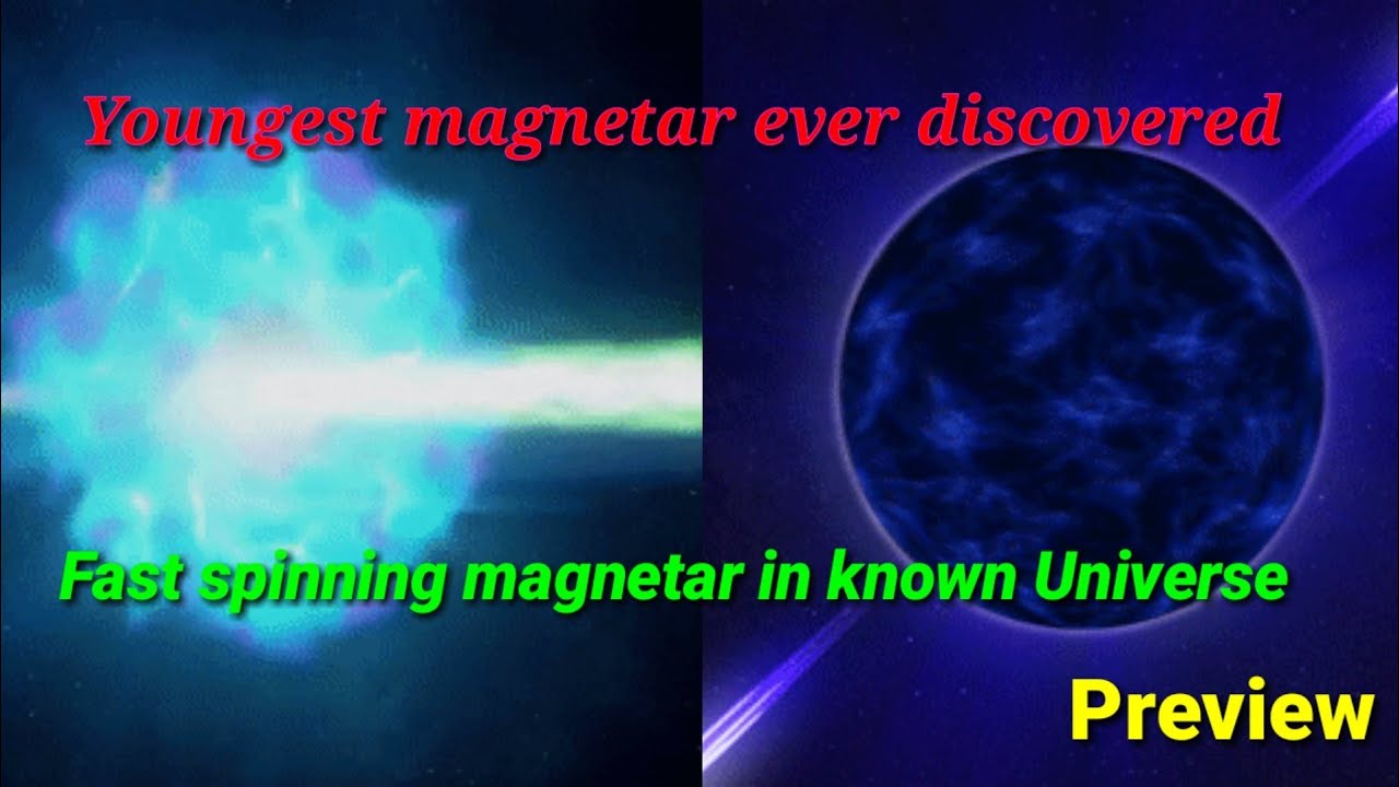 Youngest magnetar ever discovered | fastest spinning magnetar ...