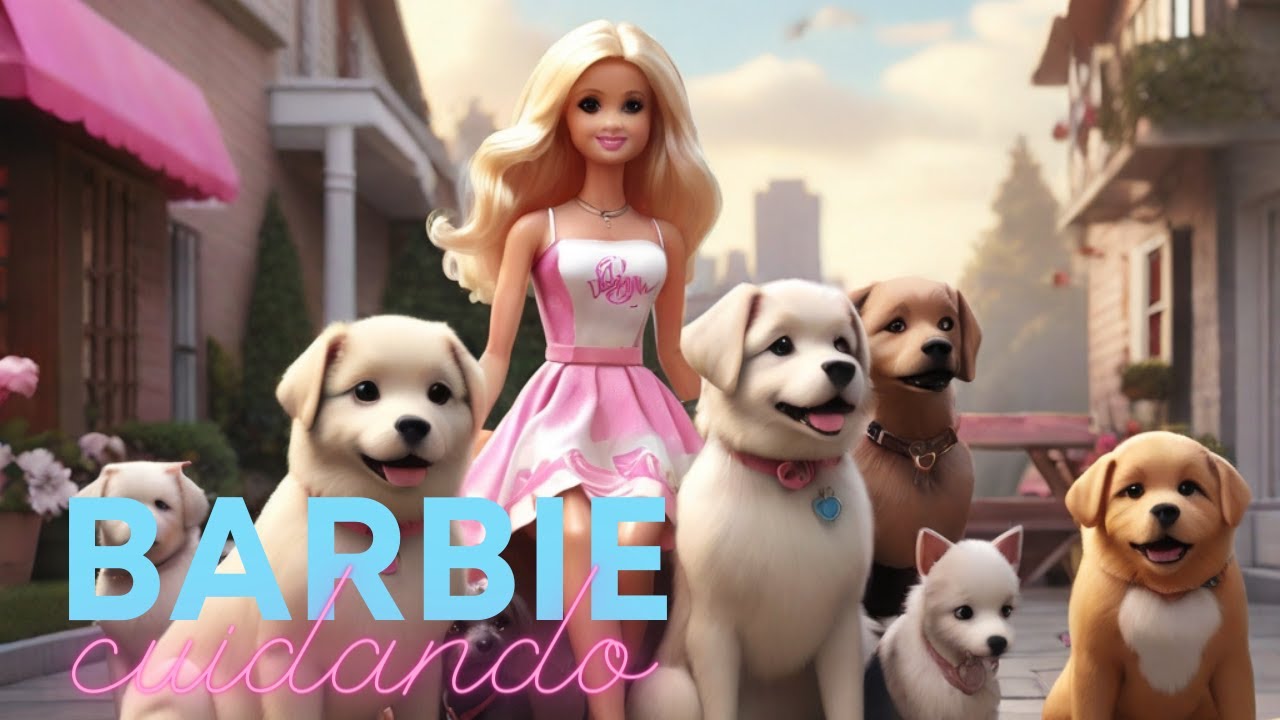 Barbie y sus 🐶perritos🐩 - YouTube