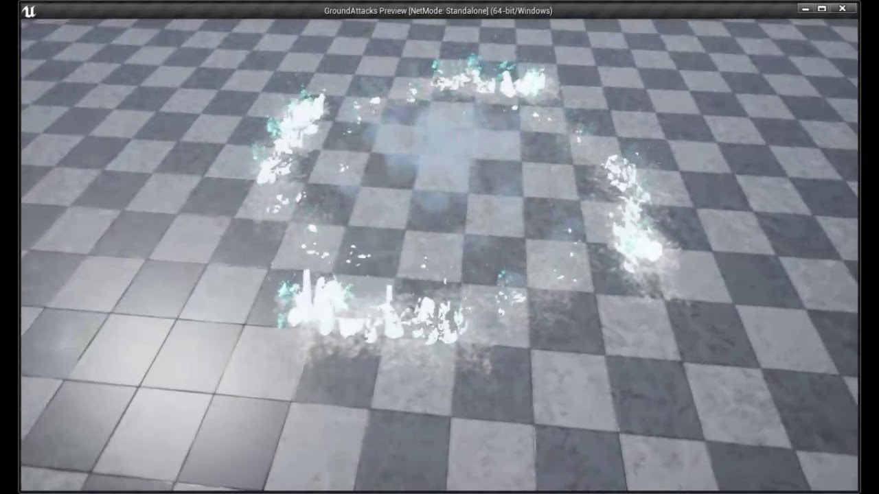 UE4 Marketplace Multipower Ice Ground Attacks - YouTube