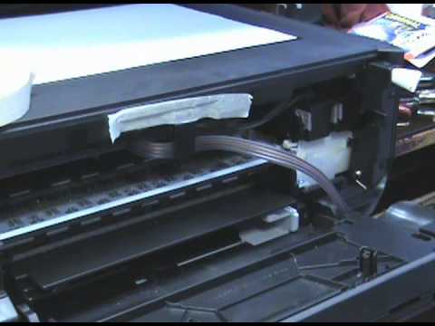 Instalacion de sistema de tinta canon Mx370 - YouTube
