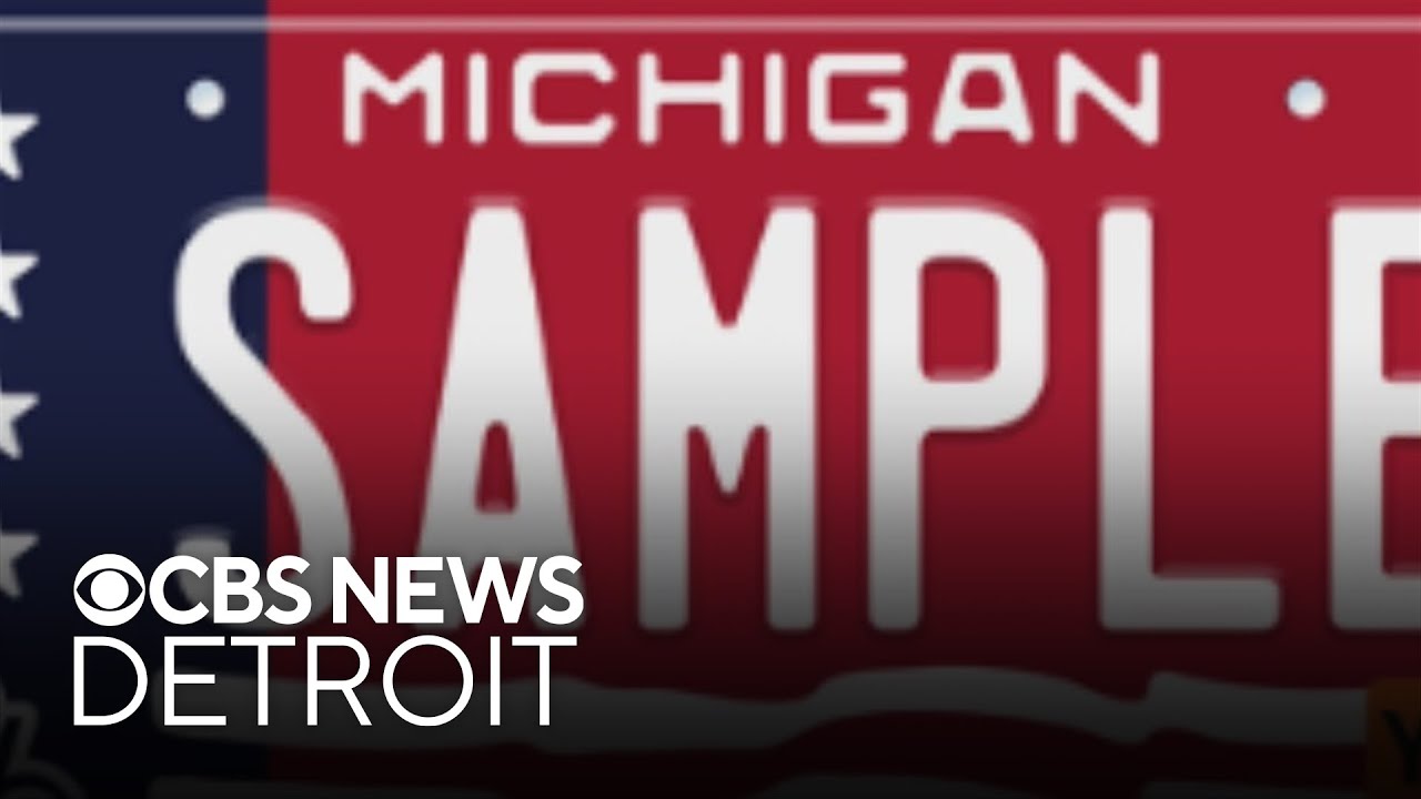 Michigan revives red, white and blue license plates for 2026 - YouTube