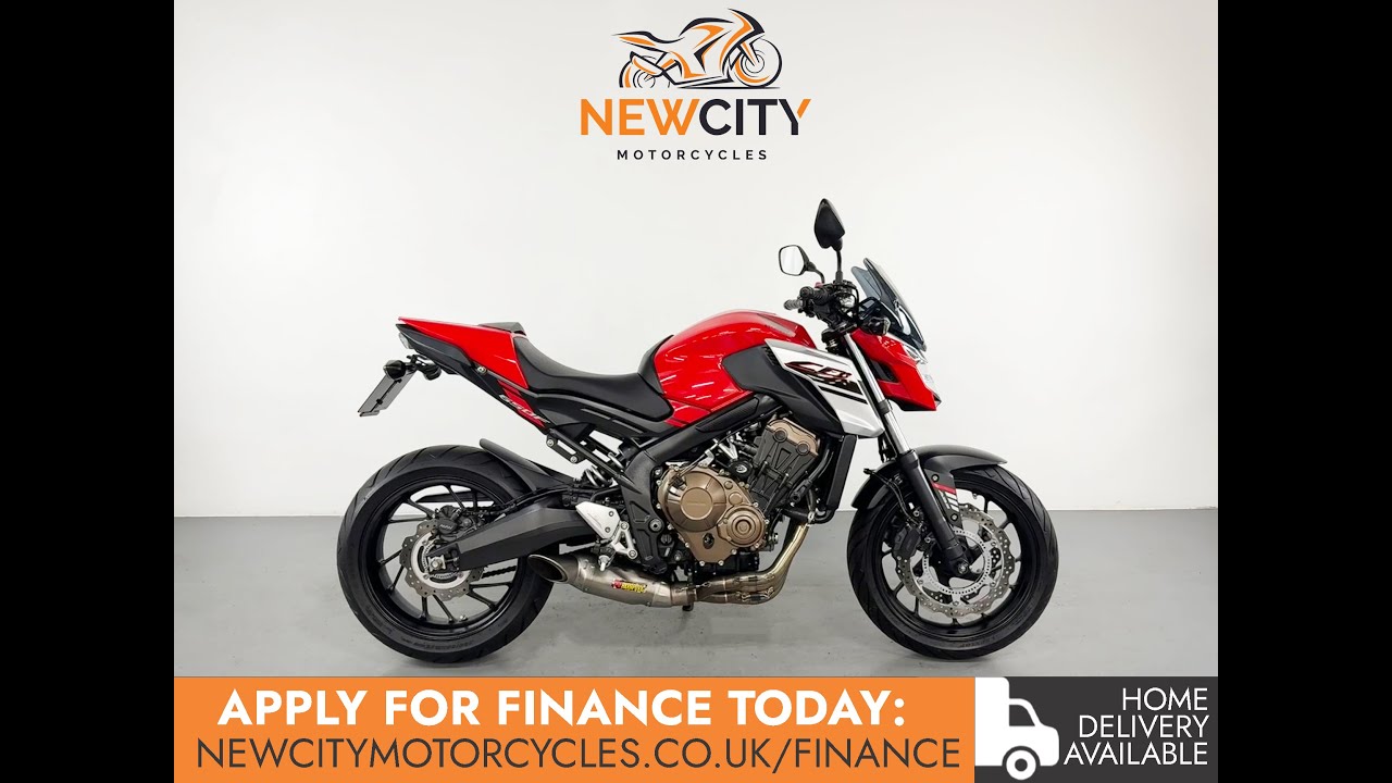 Honda CB650F 650 Red 4615 Miles Used - YouTube