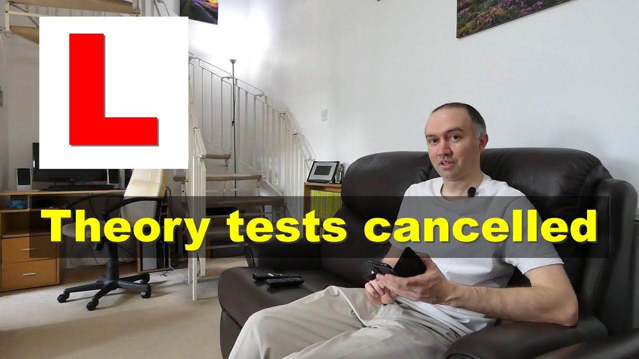 Theory test cancelled - when will they resume? - YouTube