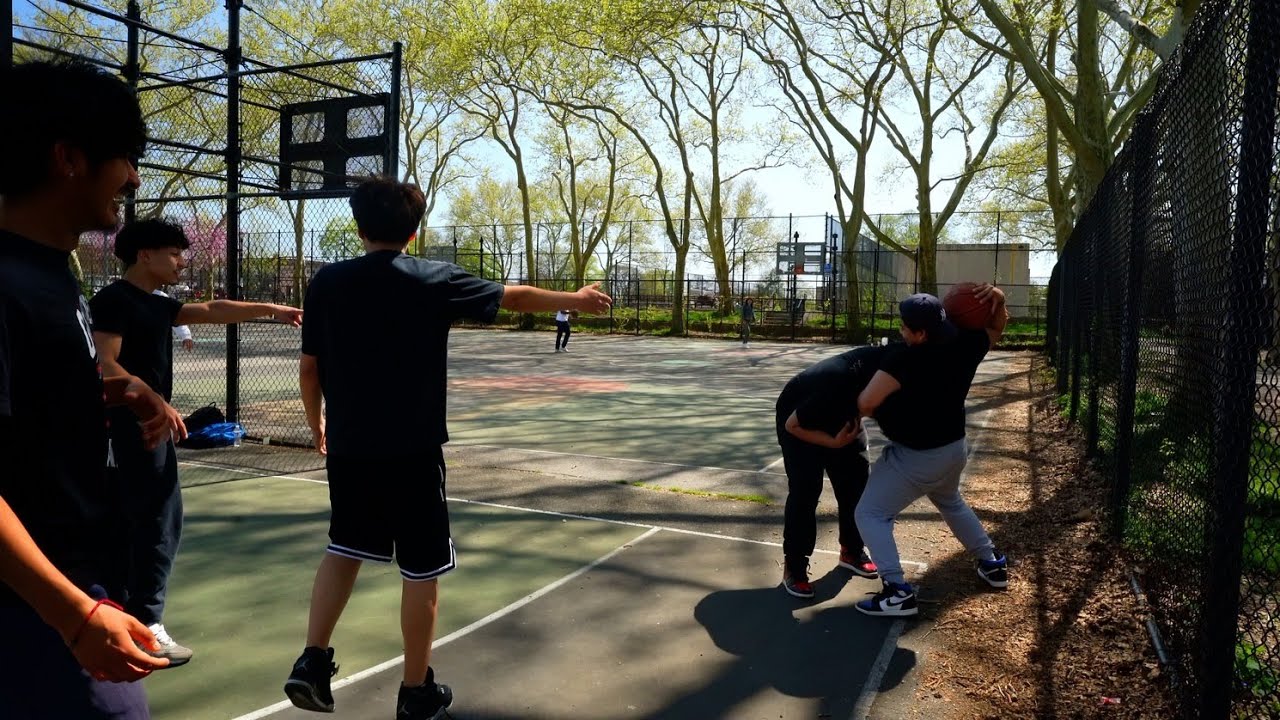 Friendly Basketball Game turns into UFC 301 - YouTube