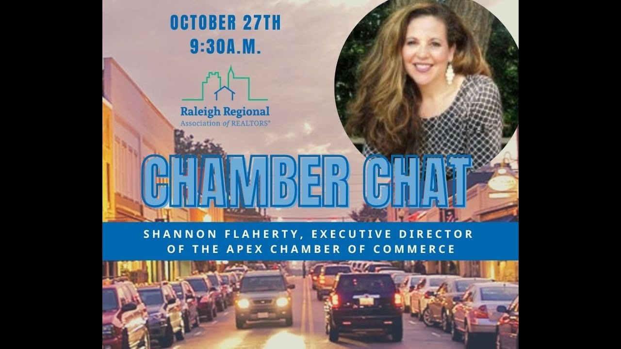 Chamber Chat with Apex Chamber of Commerce Executive Director, Shannon Flaherty - YouTube