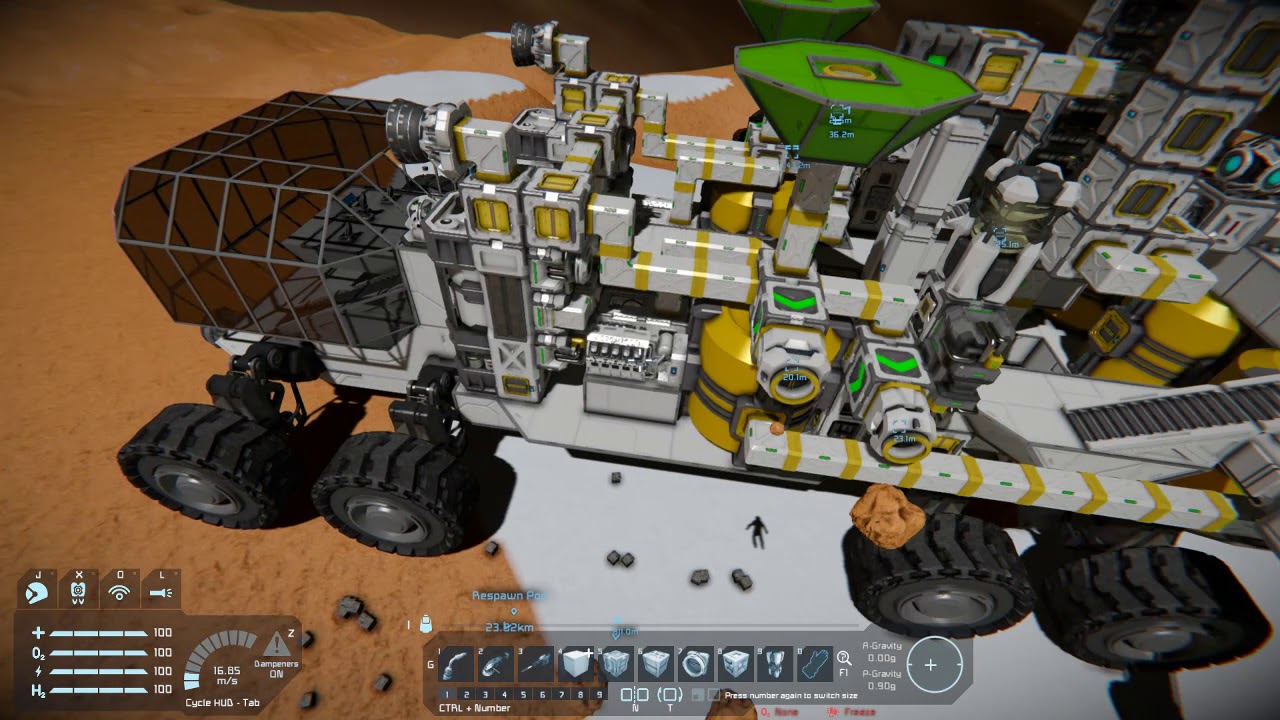 Space Engineers: Mobile Deep Drilling Rig. - YouTube