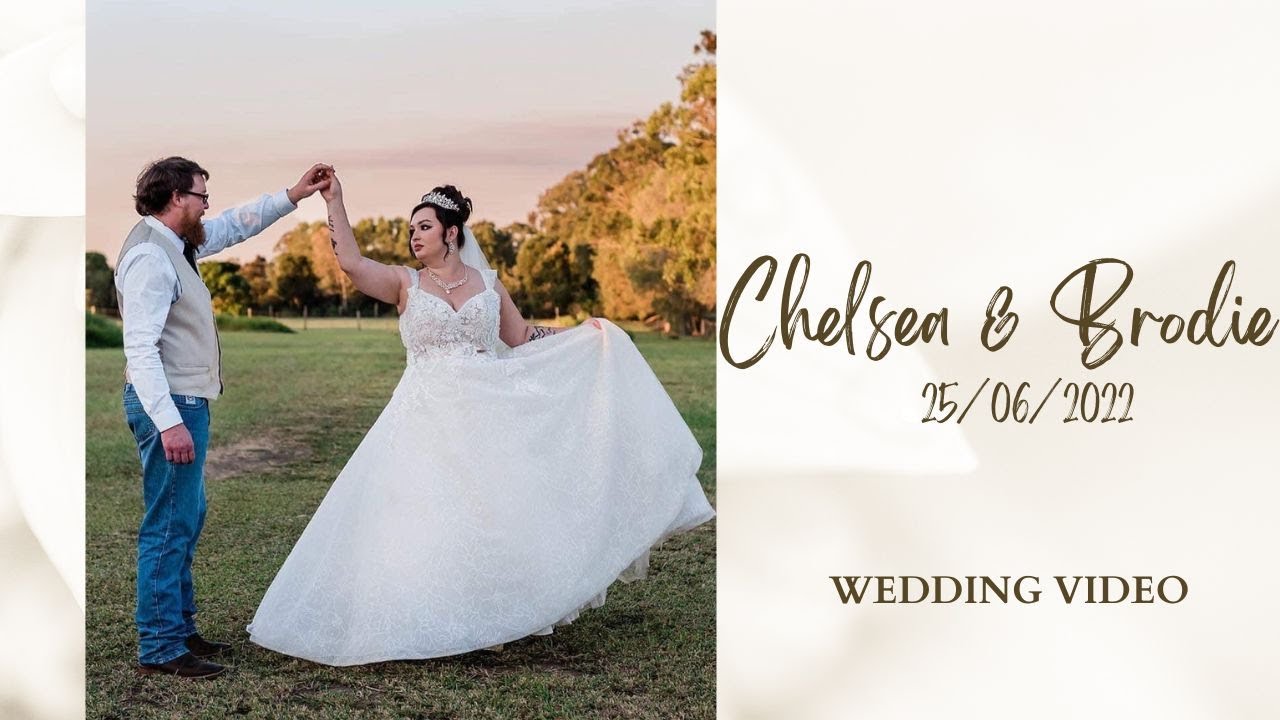 Chelsea & Brodie | TRUSCOTT PARK | MARYBOROUGH WEDDING - YouTube